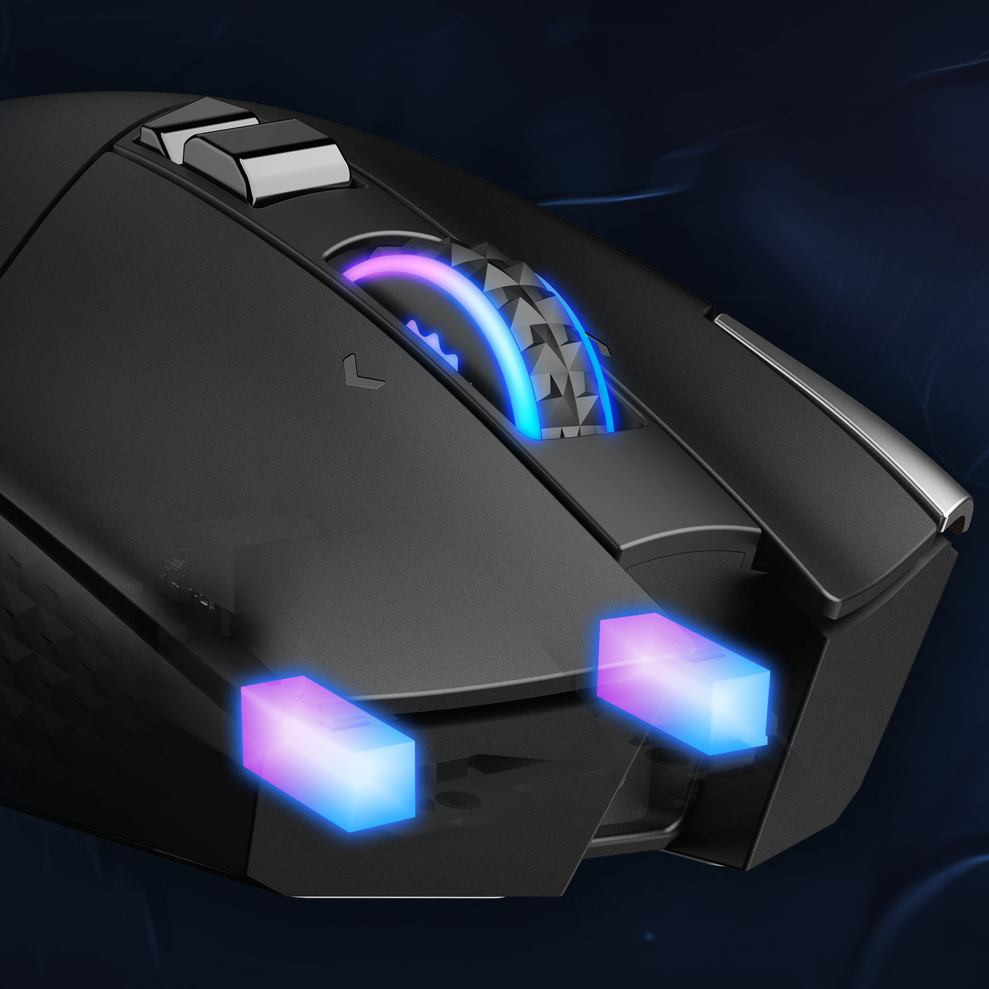 MSI Versa Pro RGB Wireless Gaming Mouse - 26,000 DPI and a 1000Hz polling - OMRON optical ...